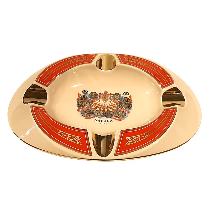 Ceramic ashtray H.Upmann Herman for 4 cigars
