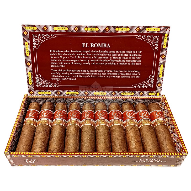CVJ El Bomba Cigar - Indonesian cigars - Short Robusto