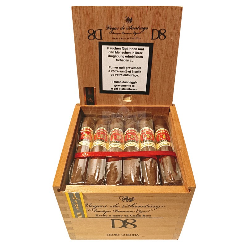 Vegas de Santiago D8 Short Corona Cigar - Costa rican cigars
